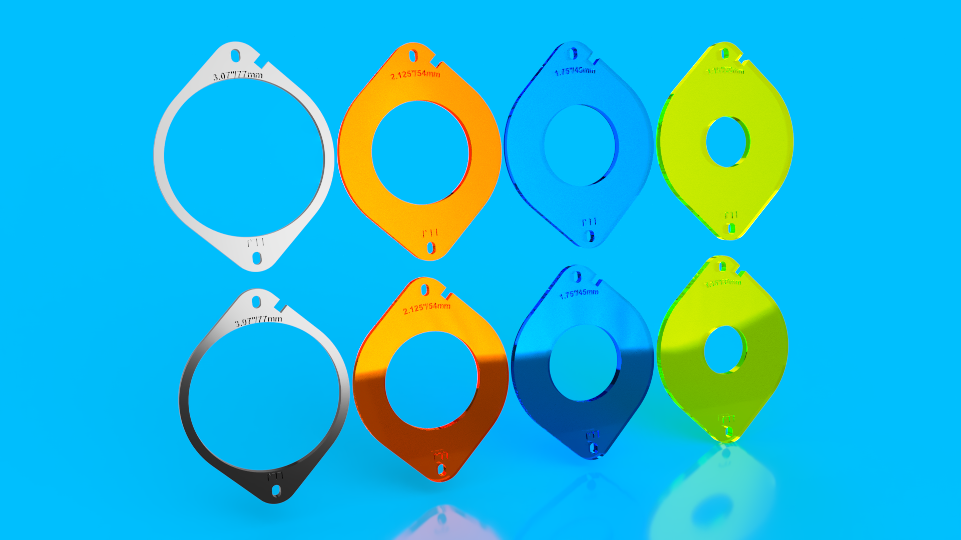 LLJ Dash Tweeter adapters — LLJ Customs Car Audio Fabrication