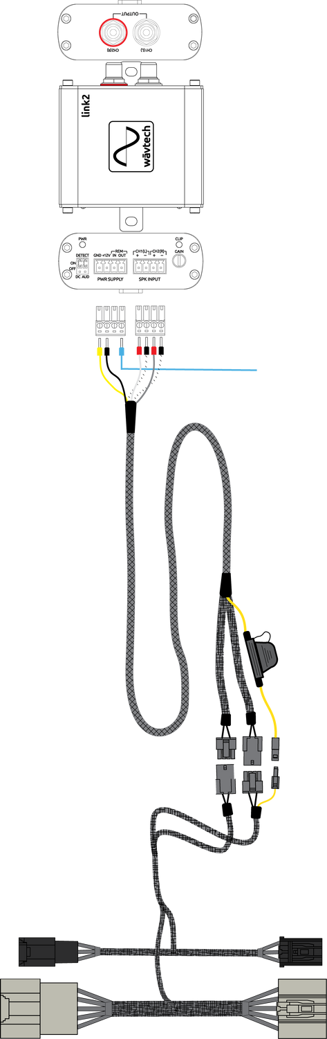 GM/GMC Bose amplifier harness Base connector 2014-2019 — LLJ Customs ...