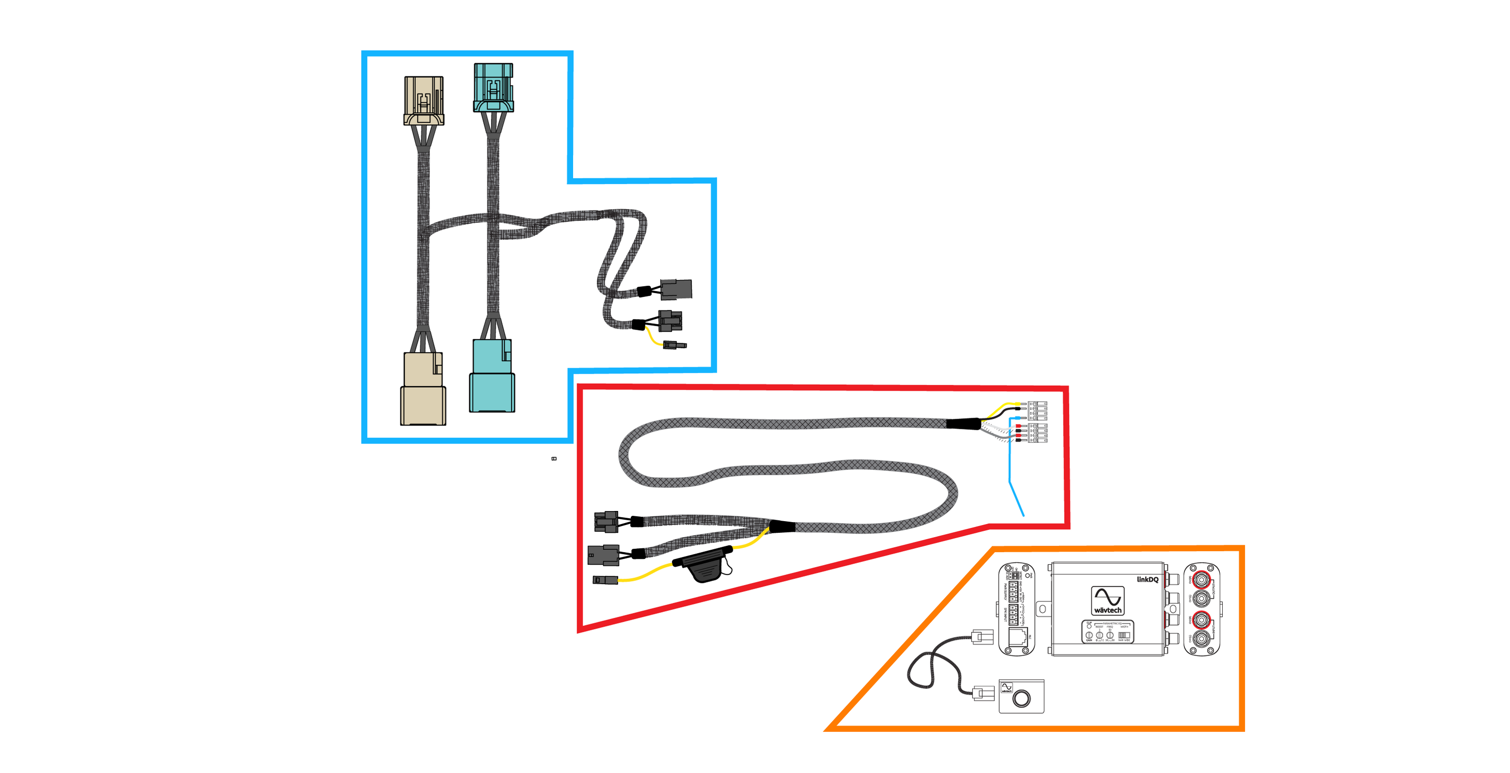 GM/GMC Bose amplifier harness Base connector 2014-2019 — LLJ Customs ...