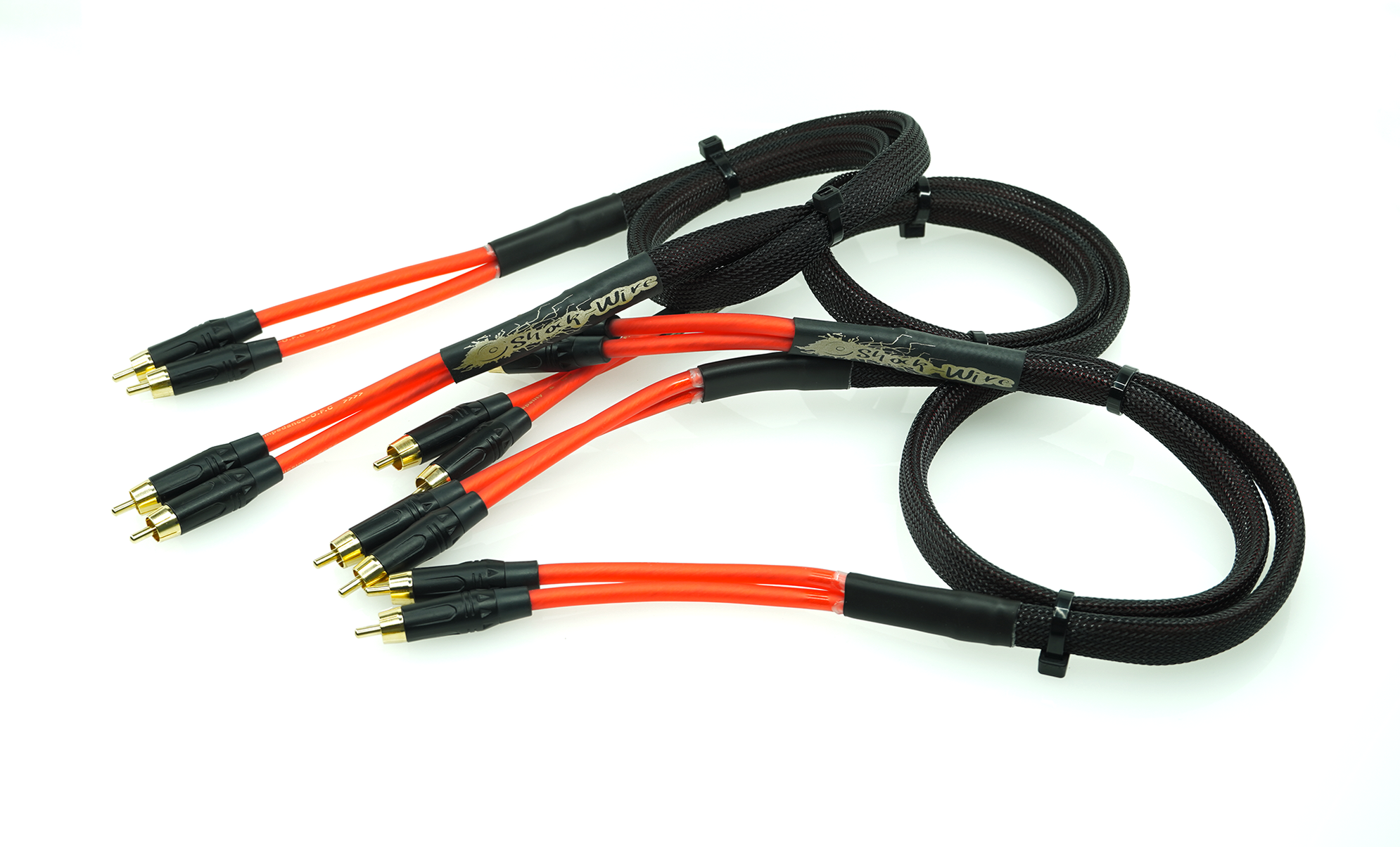 12ft 2ch Shock-Wire© Audiophile RCA Cable — LLJ Customs Car Audio ...